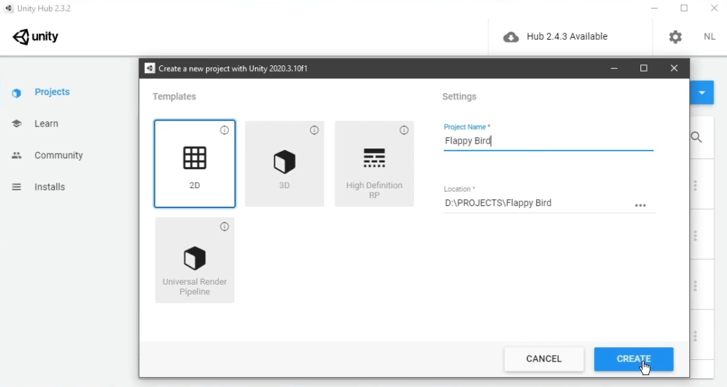 How To Make Our Own Flappy Bird In Unity Project Tutorials Softuni Global